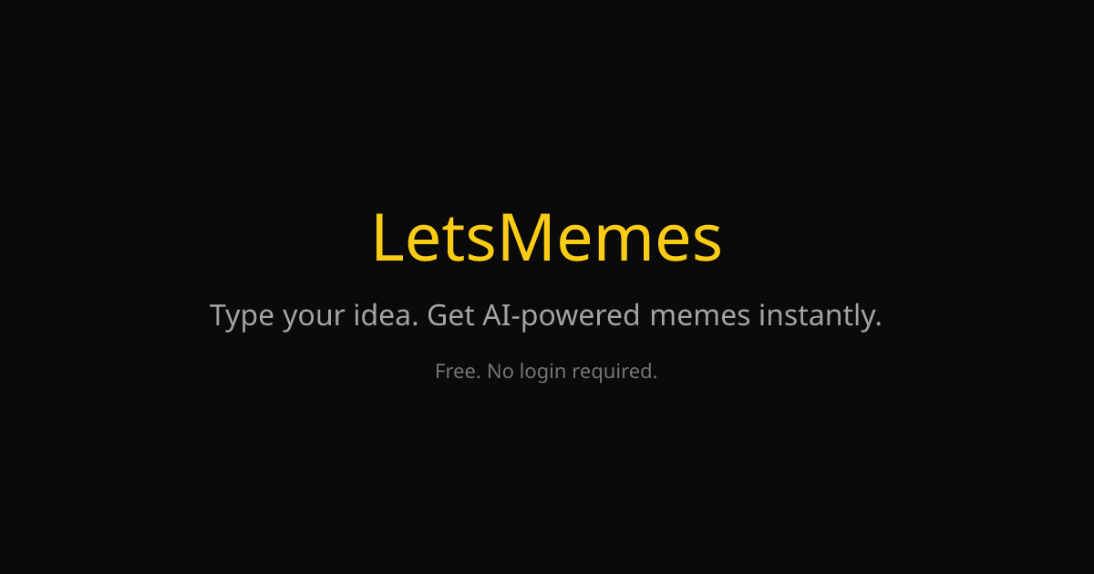 Arabic Meme Generator Free - صانع الميمز بالعربي | LetsMemes | LetsMemes
